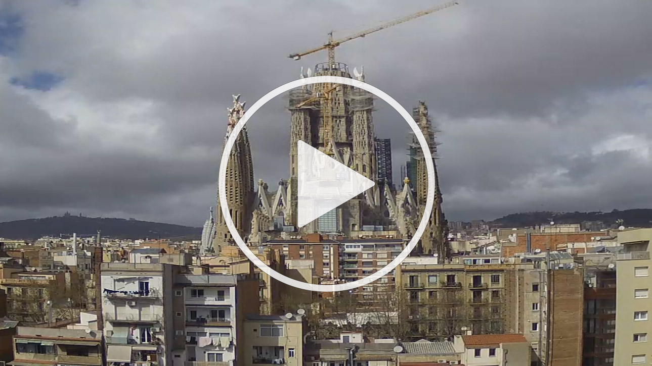 Live Cam La Sagrada Familia, Barcelona - Spain